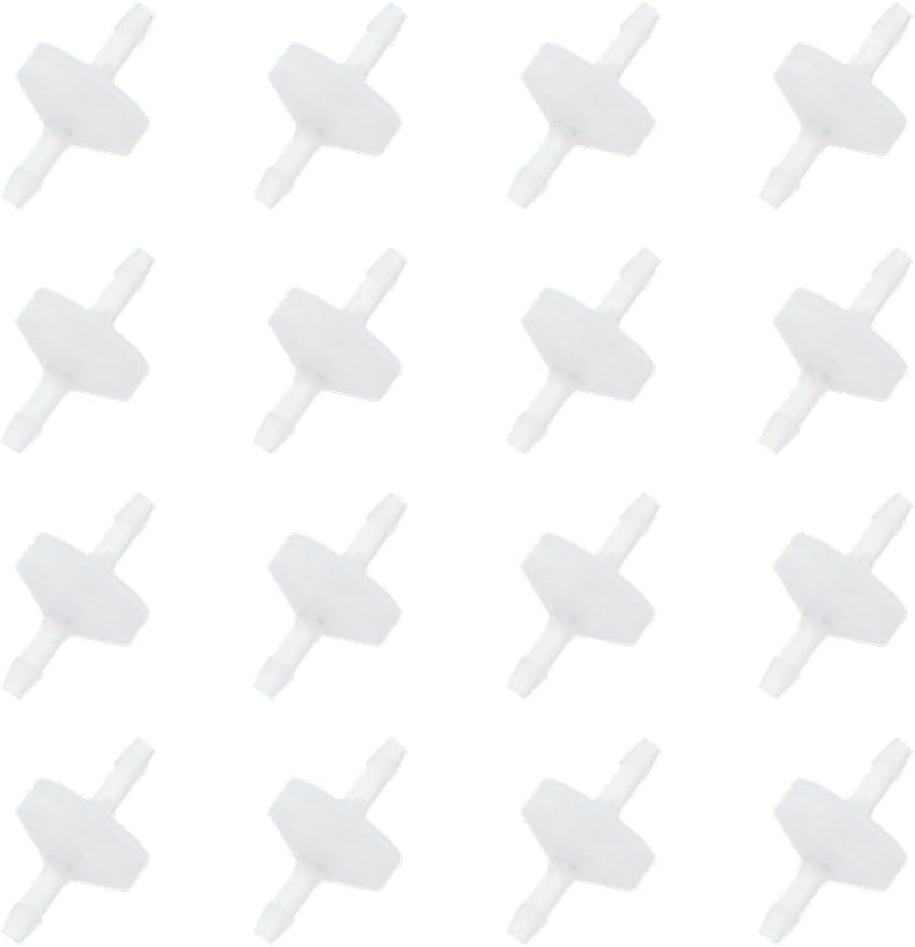 10 Packs 1/10"(2.5mm) One Way Check Valve Non-Return One-Way Air Water ...