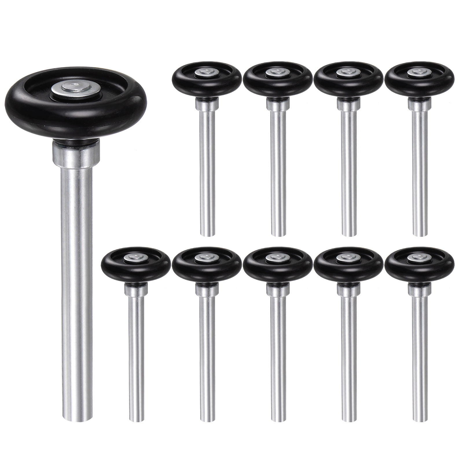 10 Packs 1.8" Nylon Garage Door Rollers for 2" Track, 4.25" Stem ...