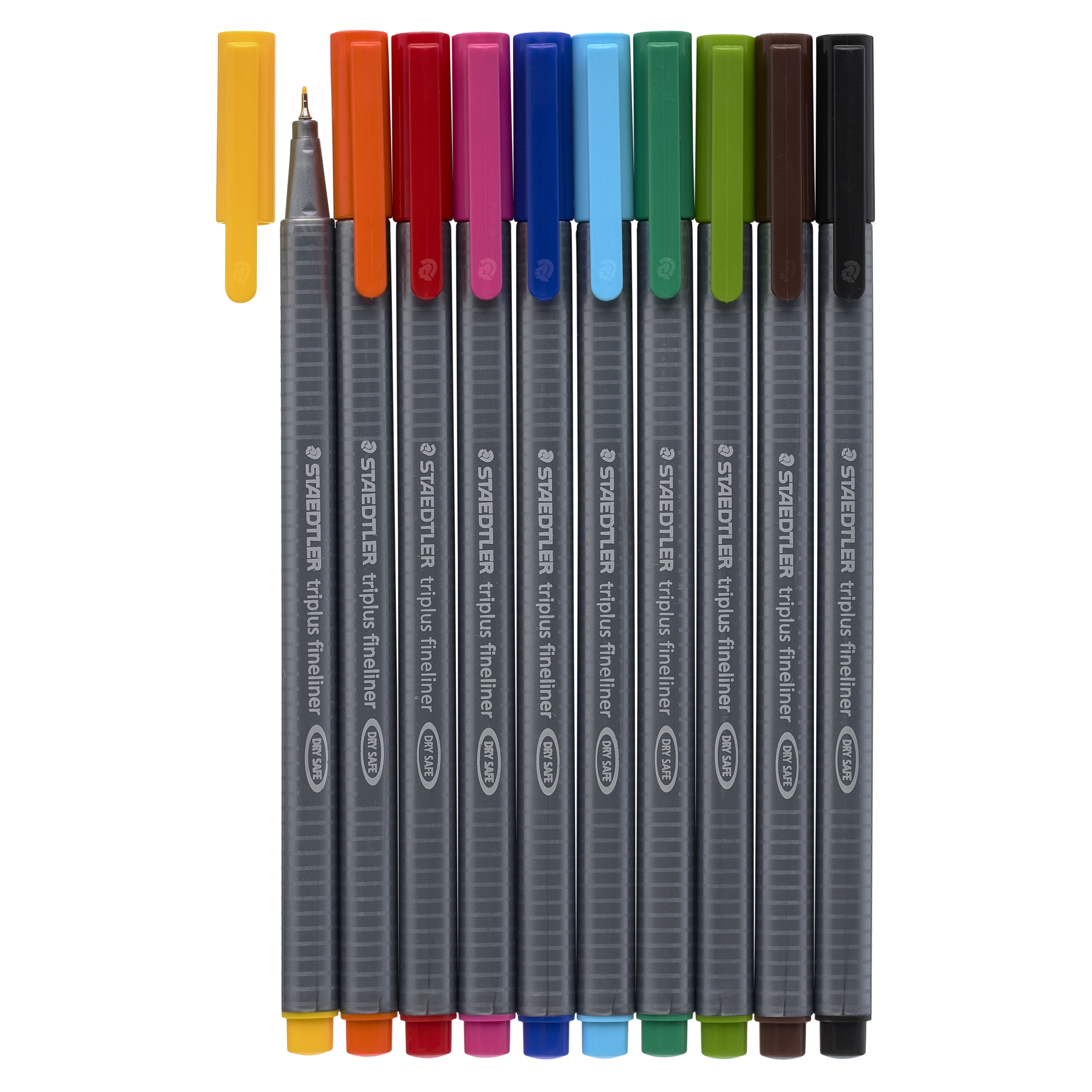 10 Packs: 10 ct. (100 total) Staedtler® Triplus® Fineliner Pen Set ...
