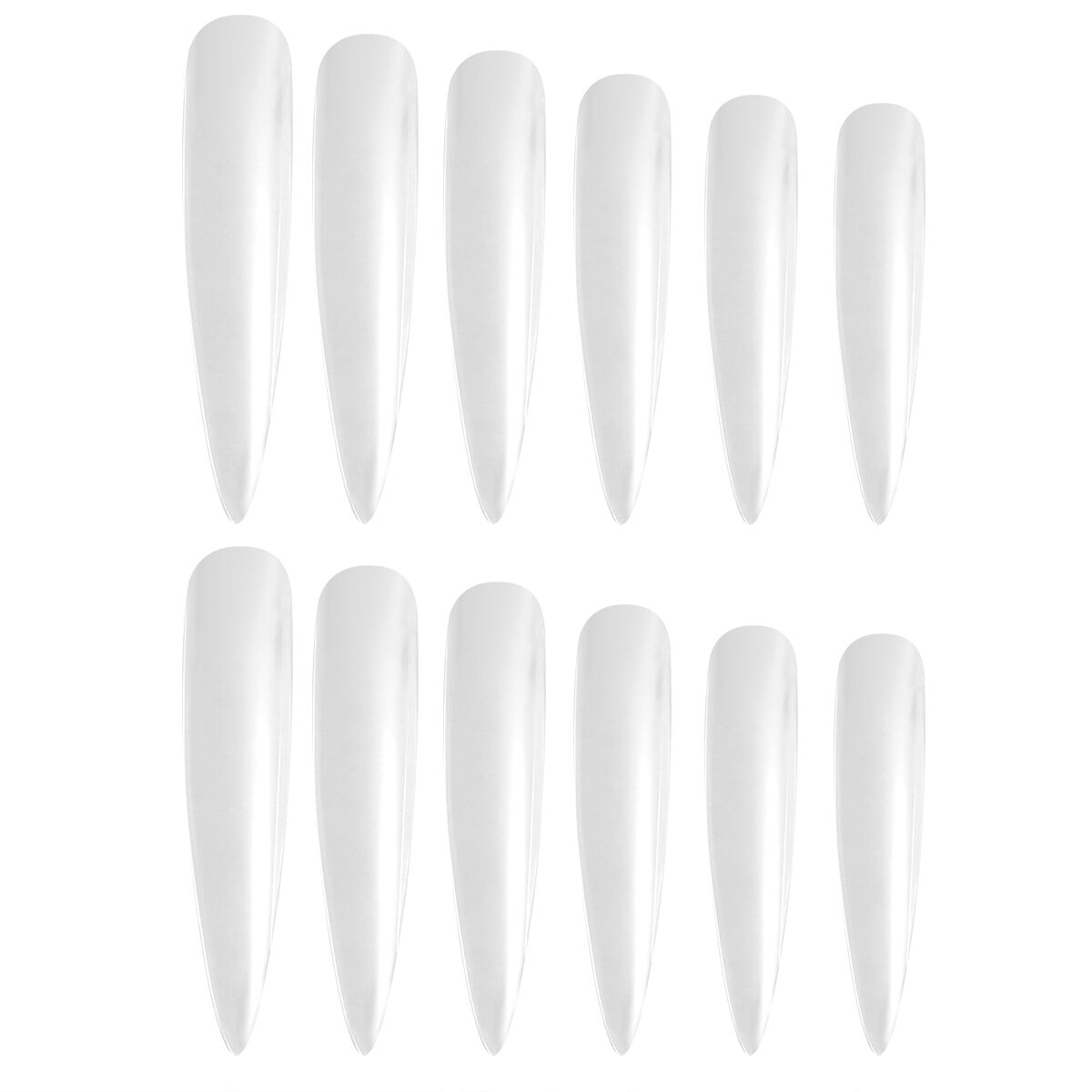 10 Packs of 120PCS False Nail Tips Nail Salon Nail Slices Nail Art ...