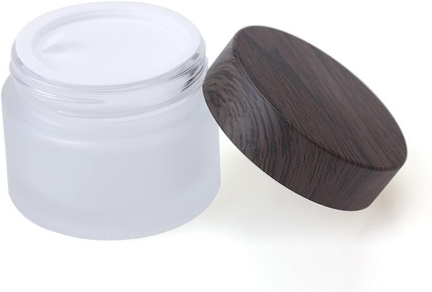 10 Packs 15ml/15g Empty Jars Frosted Glass Cream Jar Cosmetic ...