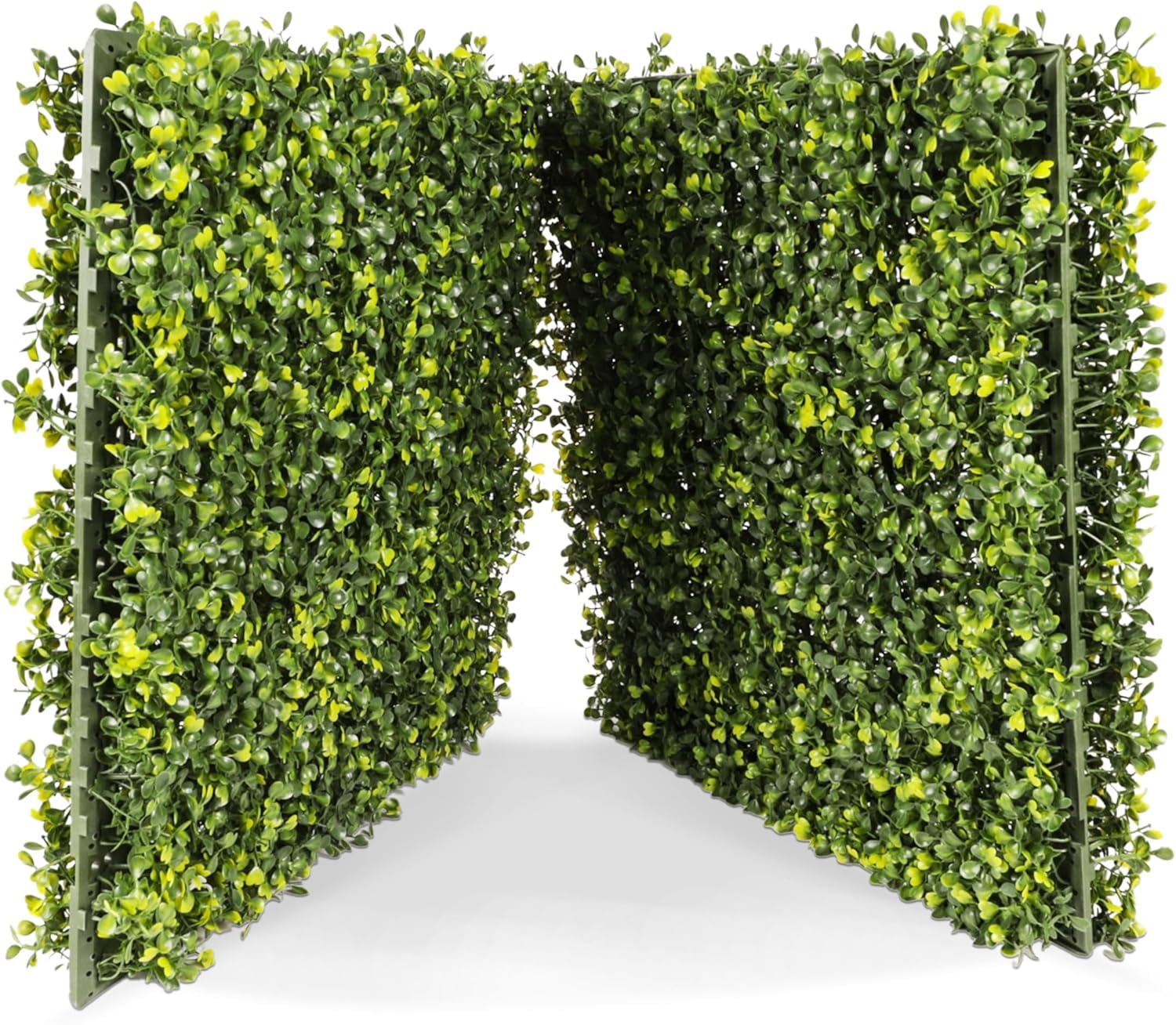 10 Packs 18"x18" Artificial Double Sided Plant Panels with Hard Back ...