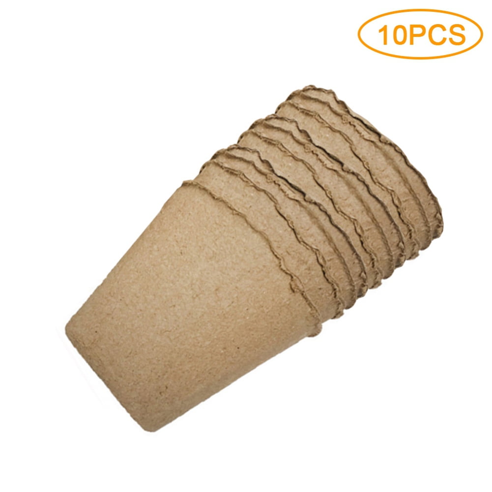 10 Packs 2.4 Inch Peat Pots Plant Starters for Seedling, Biodegradable ...