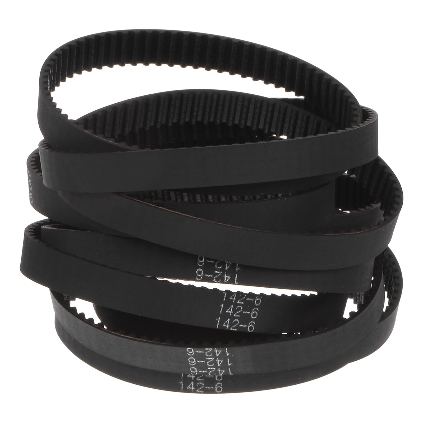 10 Packs 2GT Timing Belt Closed Loop Rubber Belts 142-2GT-6, 6mm Width ...