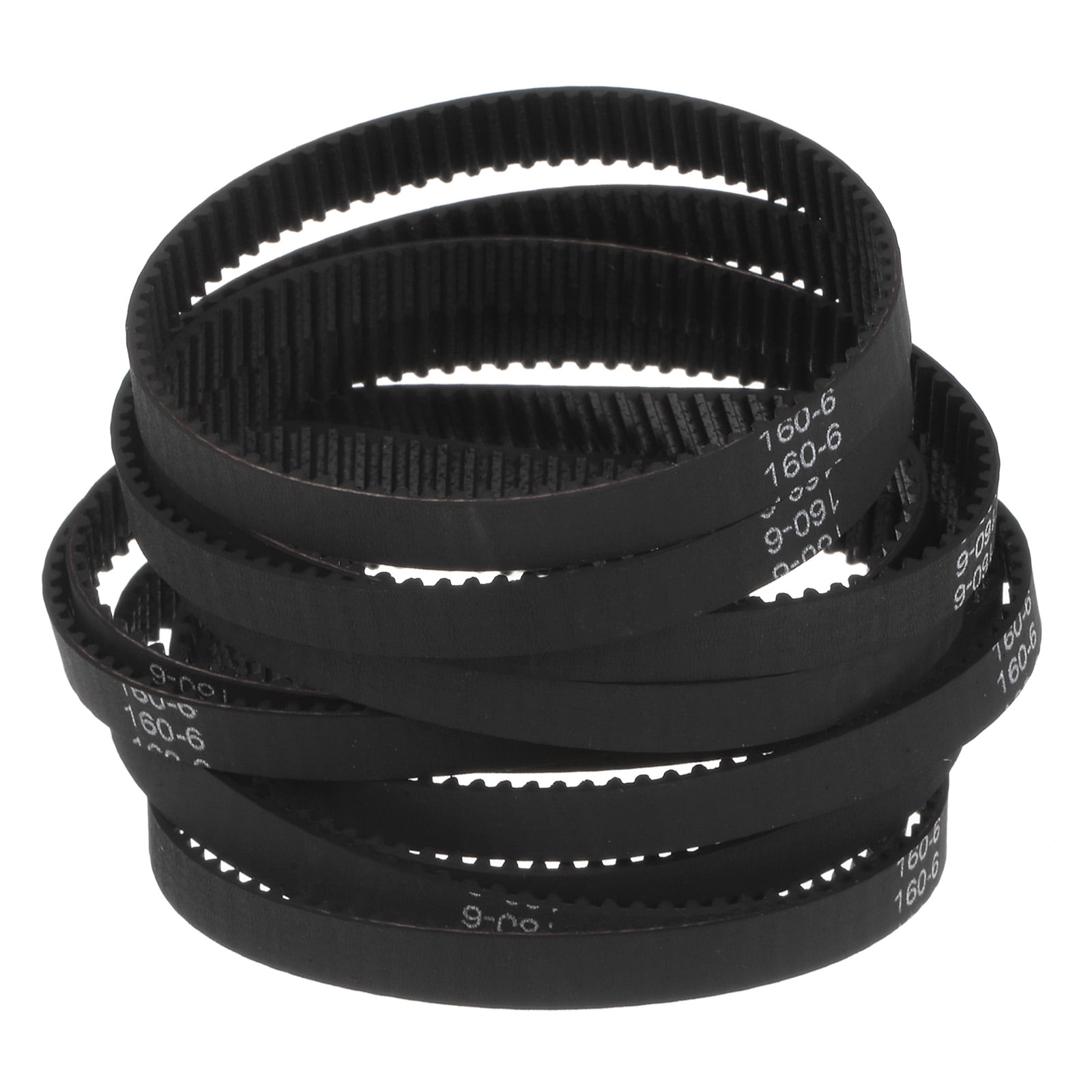 10 Packs 2GT Timing Belt Closed Loop Rubber Belts 160-2GT-6, 6mm Width ...