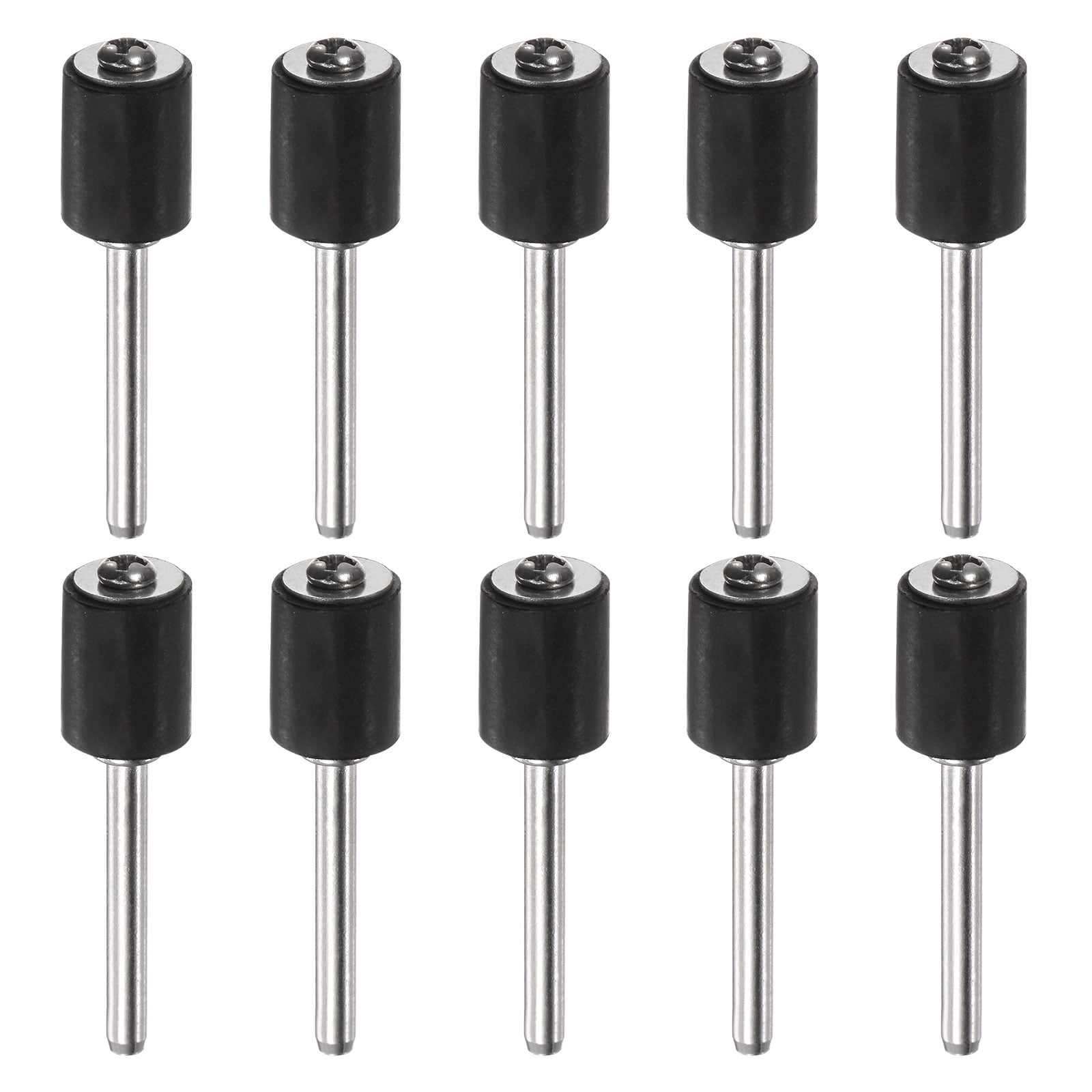 10 Packs 3/8 Inch Sanding Drum Rubber Mandrels 1/8 inch Shank Sanding ...
