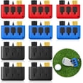 10 Packs 3 in 1 Golf Club Brush, Retractable Multiple Golf Club Cleaner ...