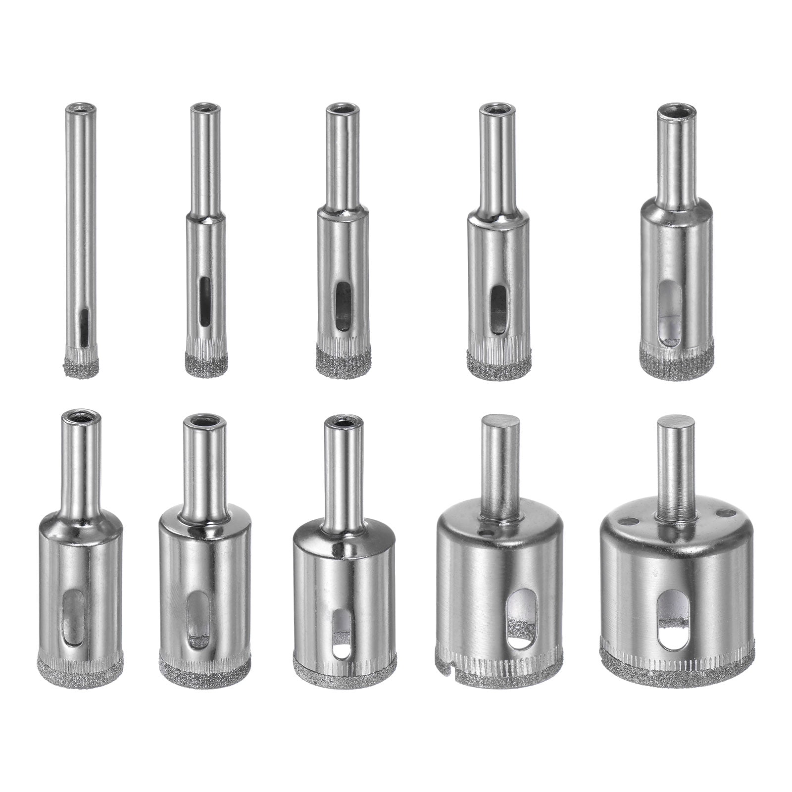 10 Packs 6mm to 32mm Diamond Drill Bits Hollow Drill Hole Saw Set for ...