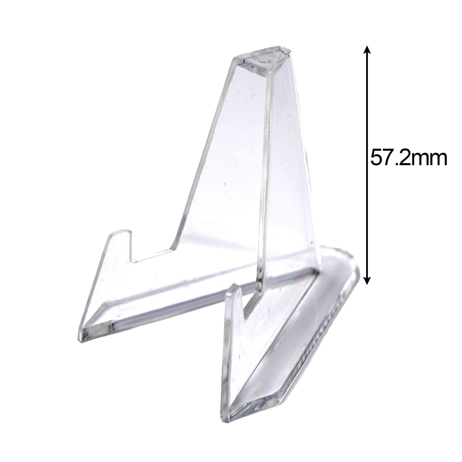 10X Acrylic Commemorative Coin Display Stand Transparent Triangle ...