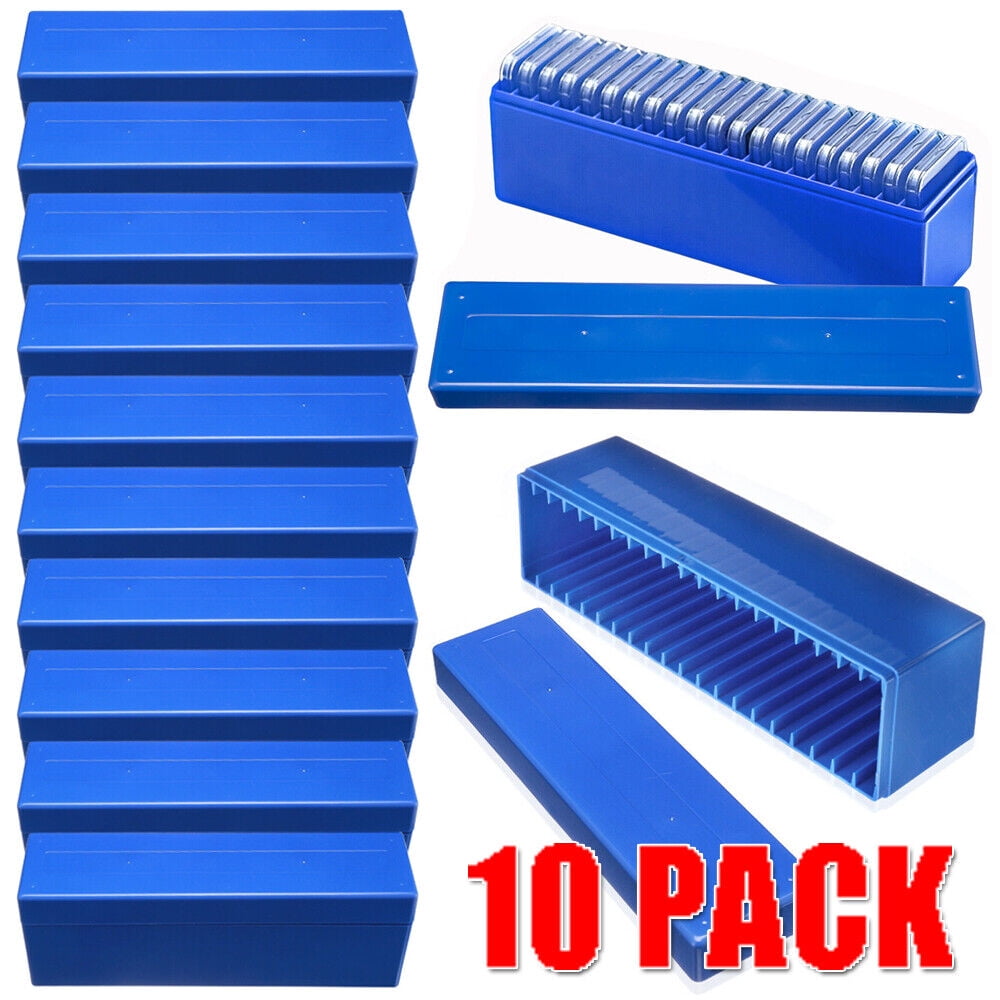 10 Packs Coin Slab Storage Boxes with 20 Slots,Storage Box Plastic ...