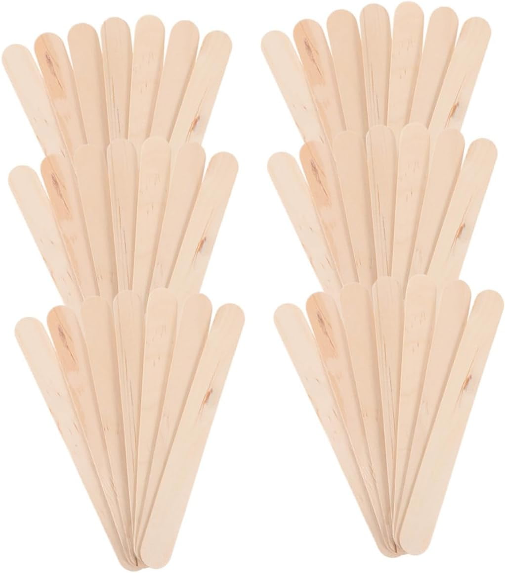 10 Packs Color Ice Cream Stick Wooden Sticks for Crafts Wooden Craft ...