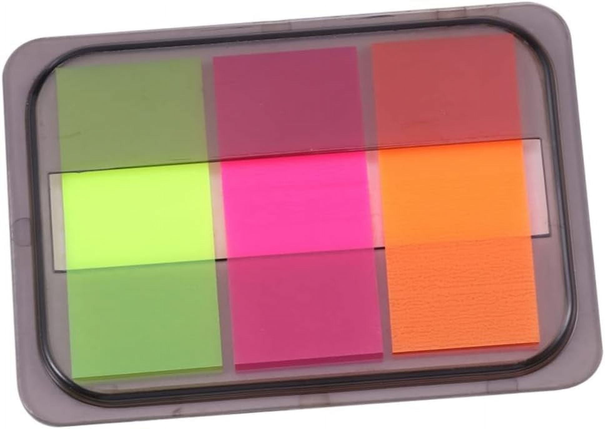 10 Packs Colored Tabs Label Neon Lights Neon Tabs Color Page Markers ...