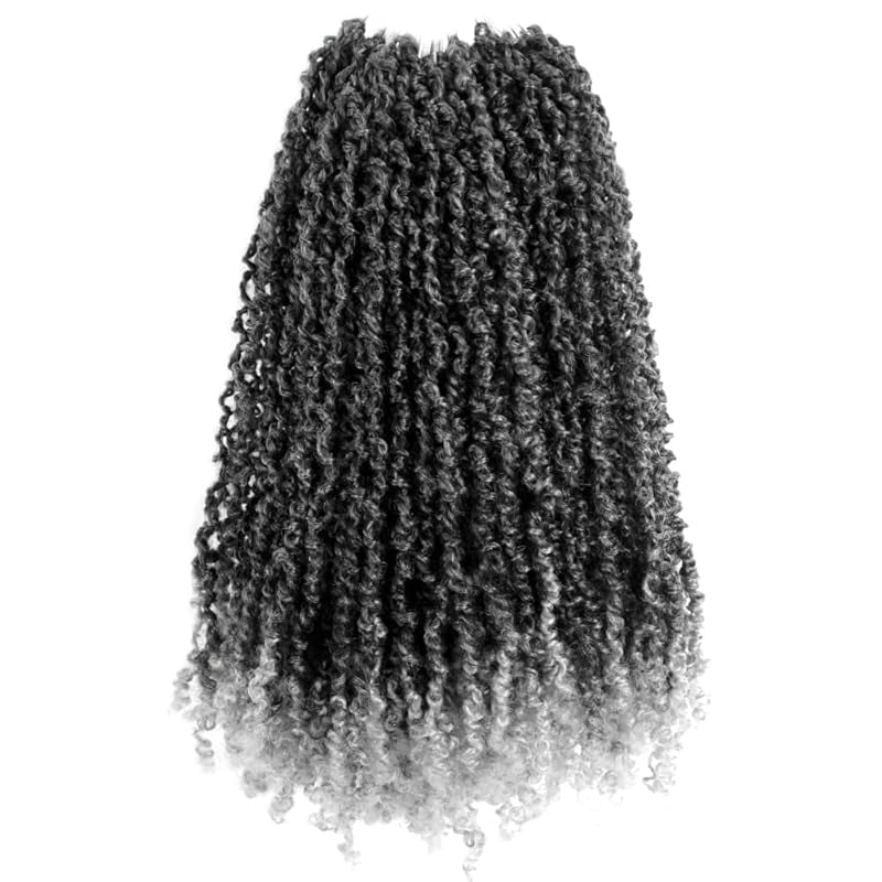 10 Packs Crochet Passion Twist Hair 8 inch, Pre-twisted Short Mini ...