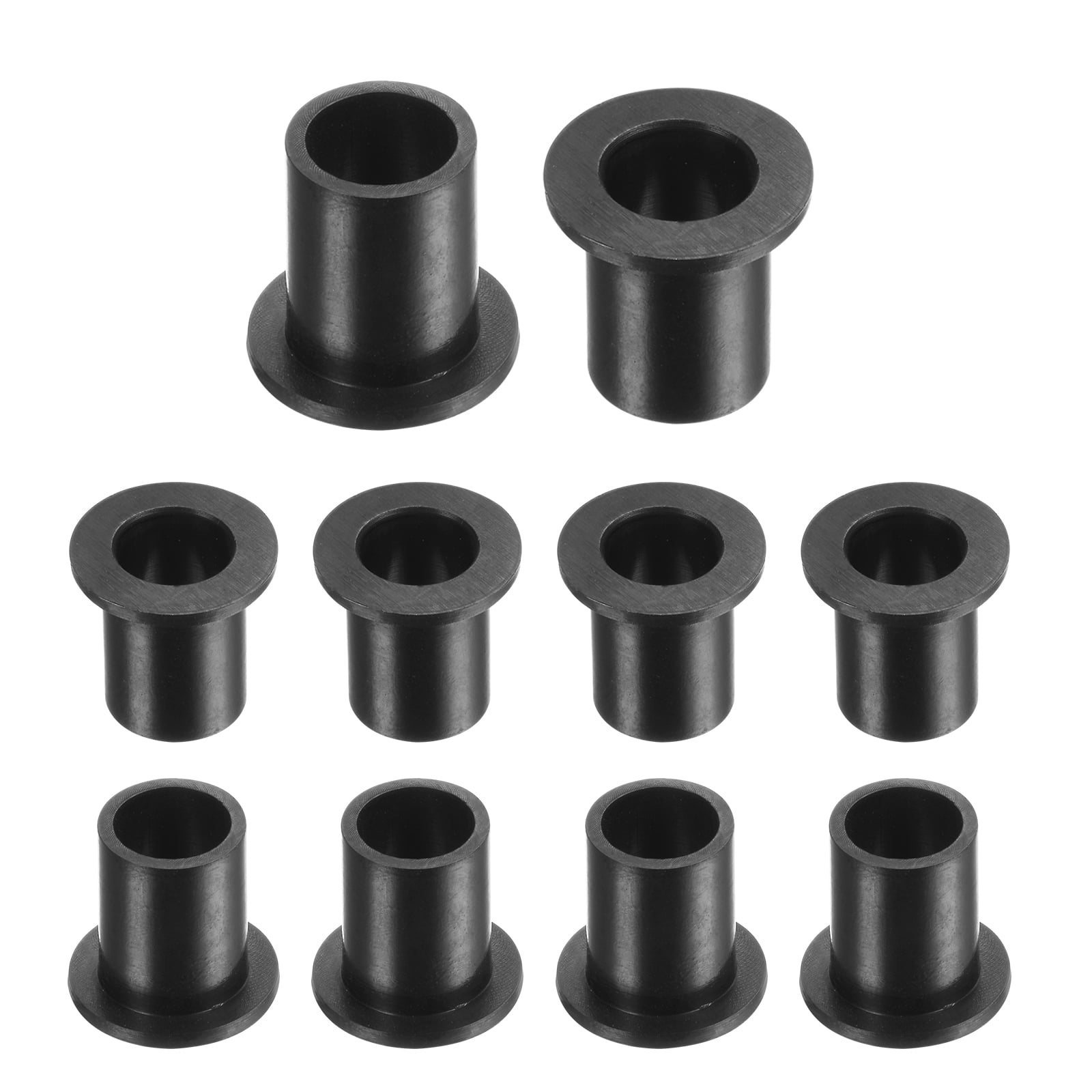 10 Packs Flanged Sleeve Bearings Plastic Bushings 8.15mm Bore x 10.55mm ...