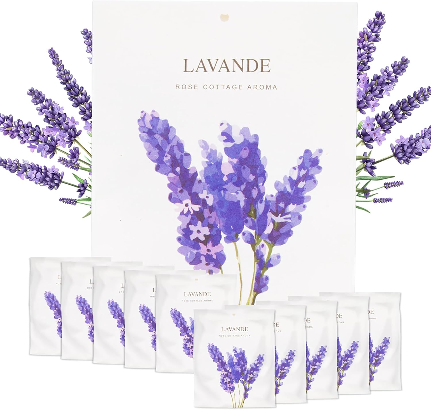 10 Packs Fresh Scents Sachet Packets - Lavender Hanging Sachet ...