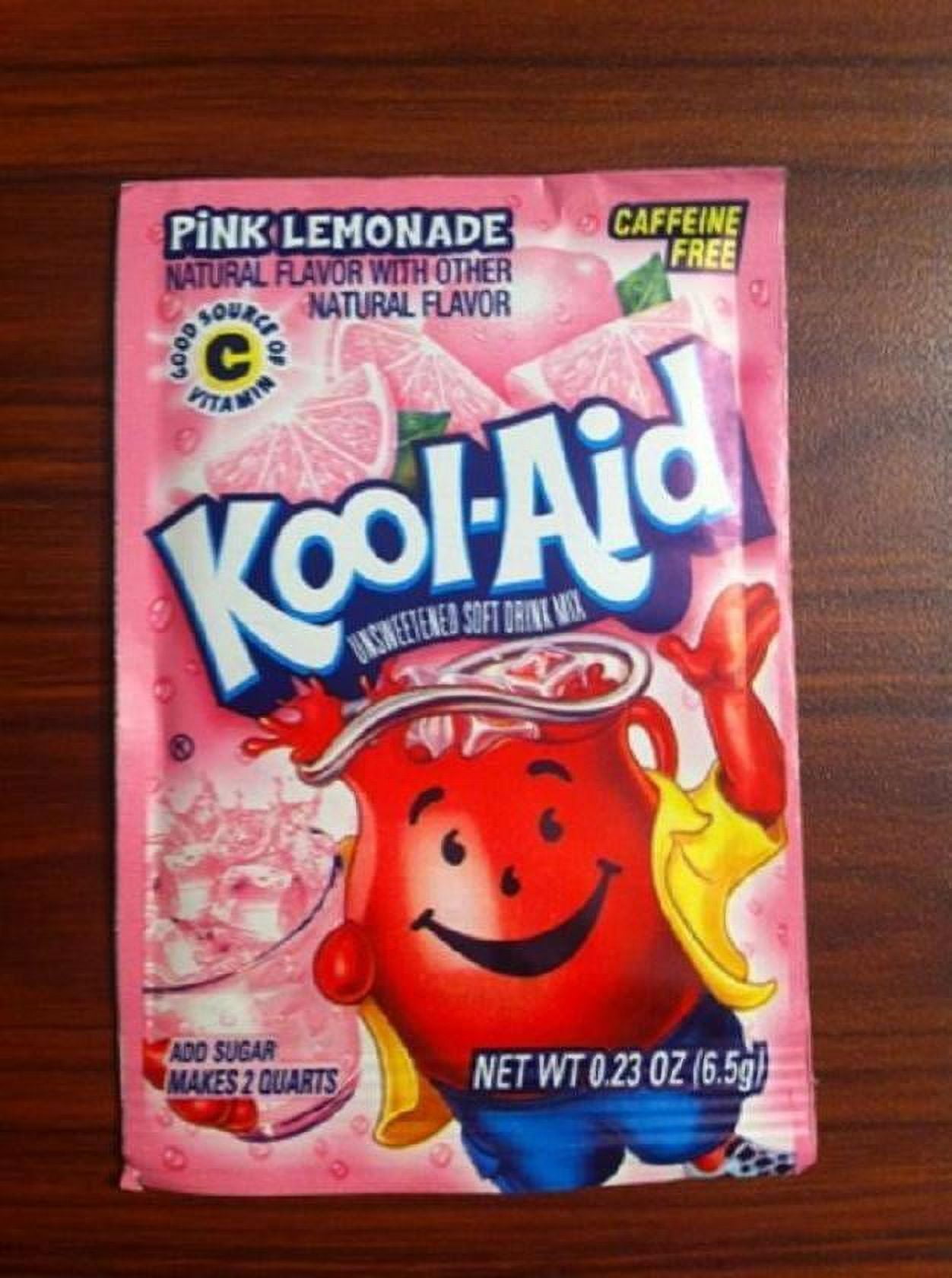 10 Packs Kool Aid Pink Lemonade Flavor Drink Mix Packet NEW Gluten Free ...