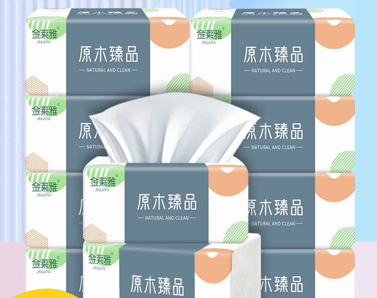 10 Packs Of Large-sized Tissues, A Whole Box Of Household Toilet Paper ...