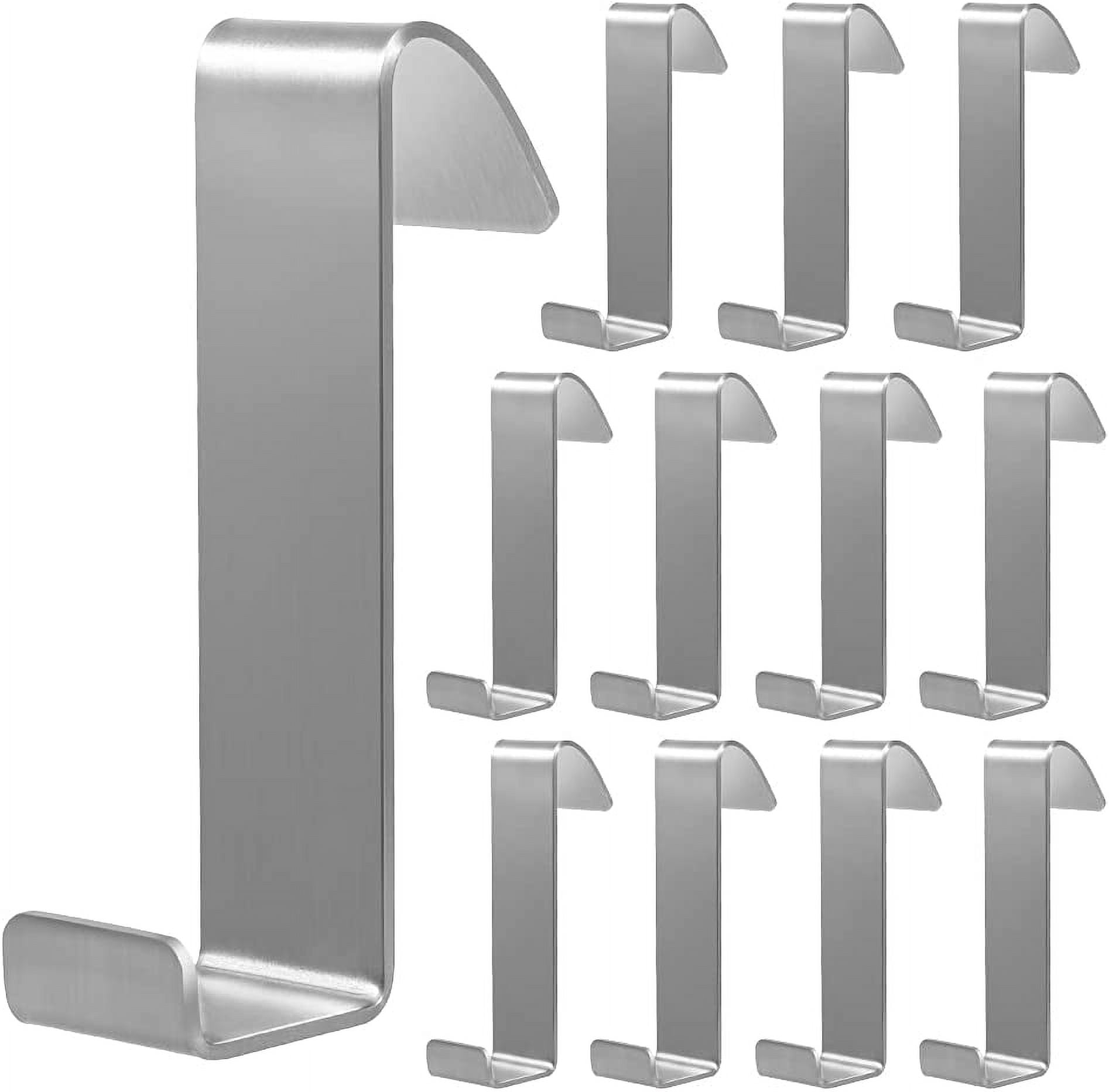 10 Packs Over The Cabinet Door Single Hooks Drawer Hooks Towel Rack ...