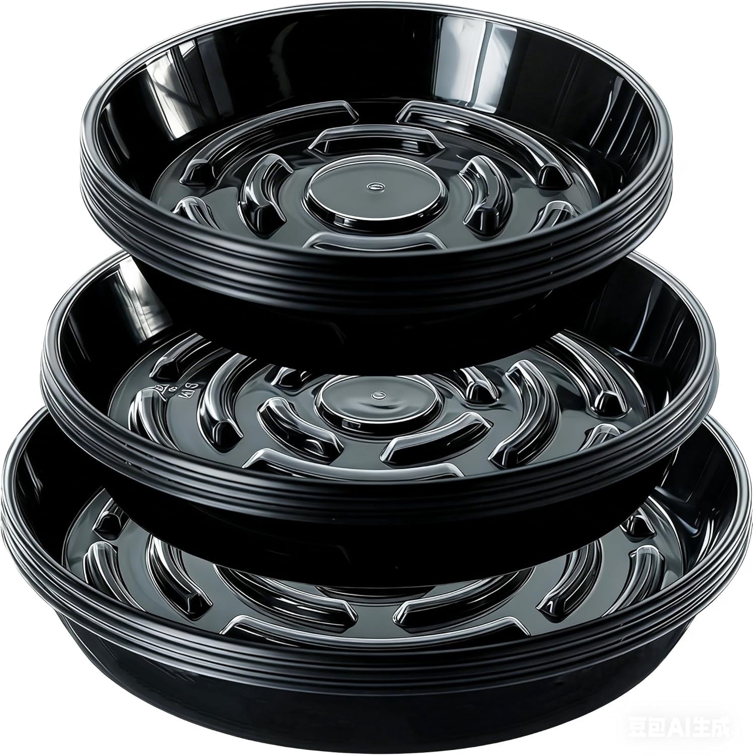 10 Packs Plant Saucer Pot Tray, 6 8 10 inch Flower Planter Saucers and ...