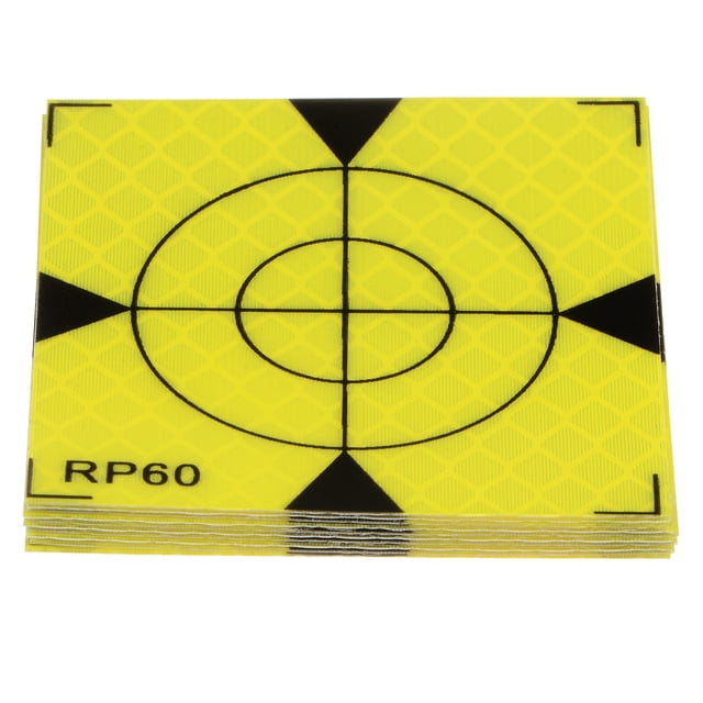 10 Packs Reflector Target Sheets 60mm Self Adhesive Reflective Tape ...