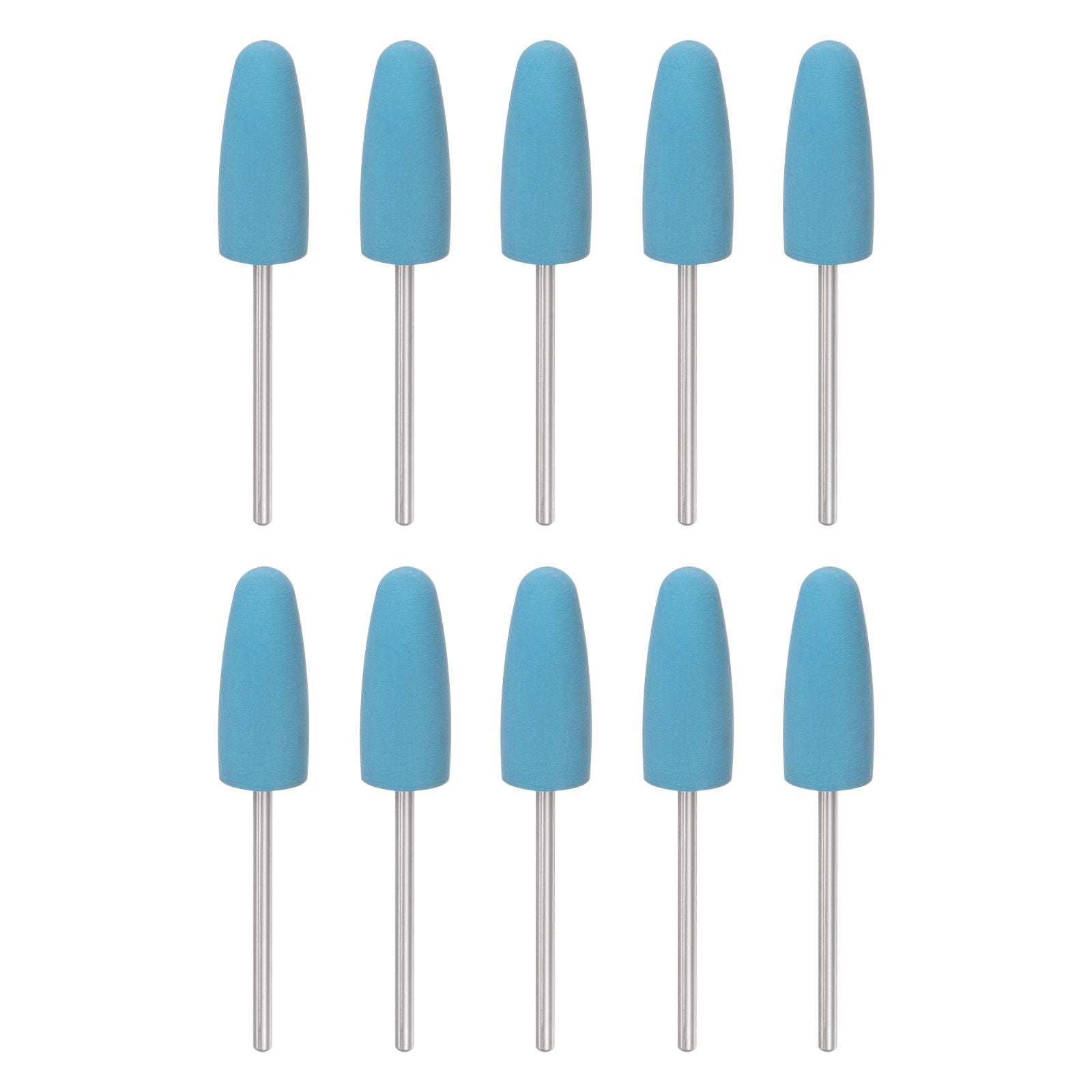 10 Packs Rubber Polishing Bit Silicone Buffing Wheels 2000 Grit 10mm ...