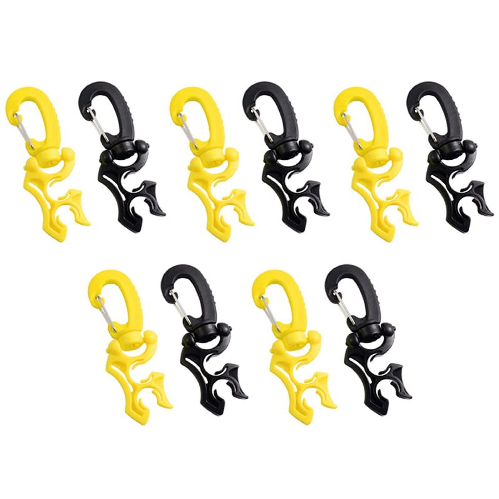10 Packs Scuba Hose Clip Scuba Diving Hose Holder Clip, Double BCD Dive ...