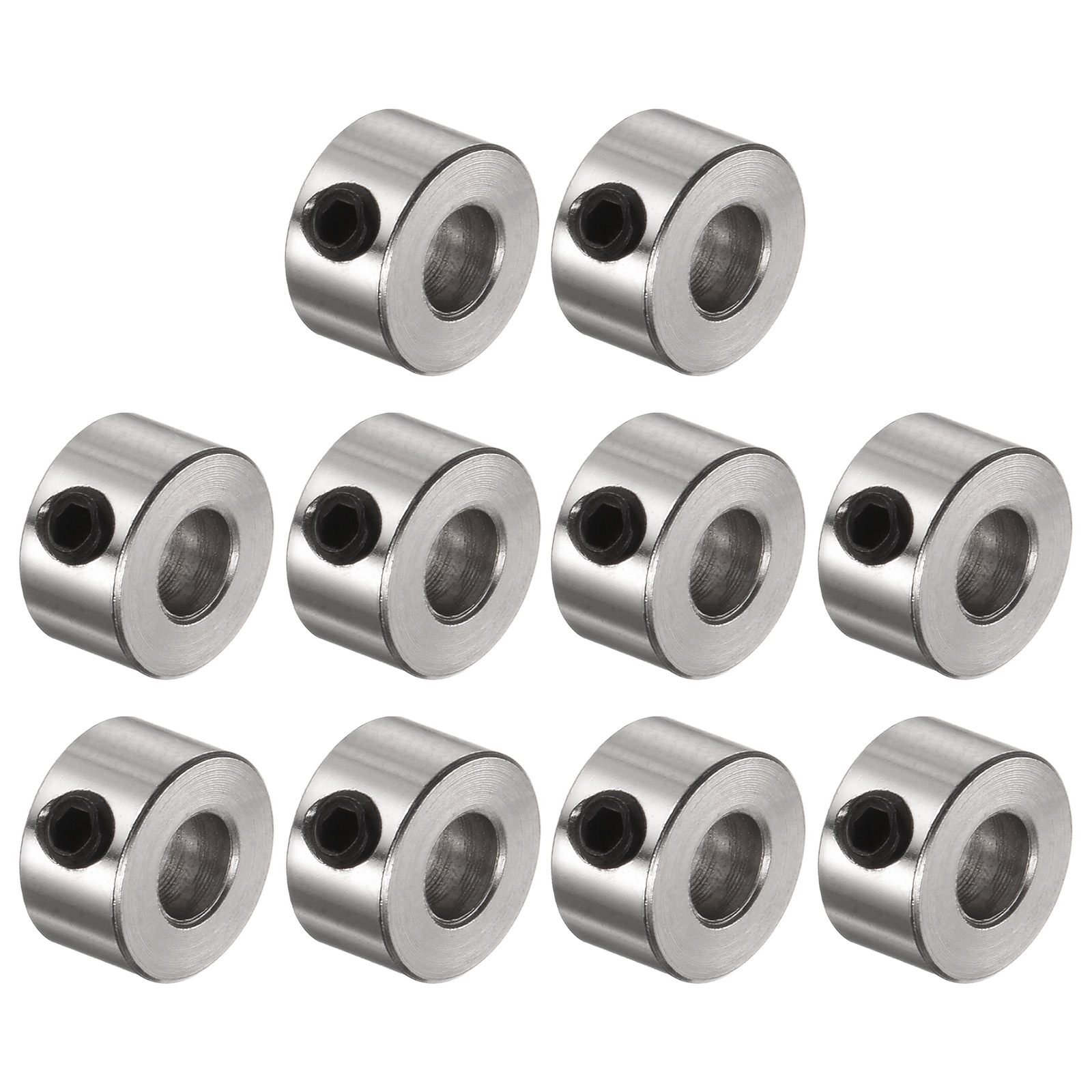 10 Packs Set Screw Collars 4.05mm Bore Shaft Collars, 9mm OD, 5mm Width ...