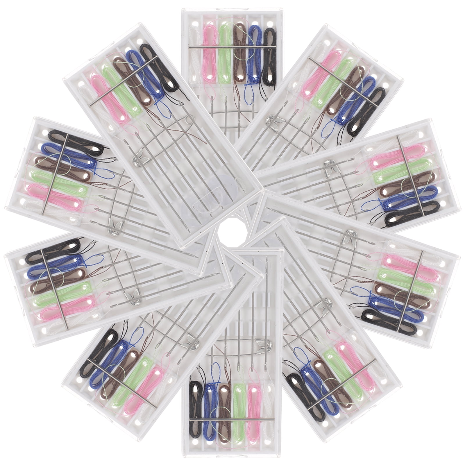 10 Packs Sew Embroidery Kits for Adults Sewing Needles Travel - Walmart.com