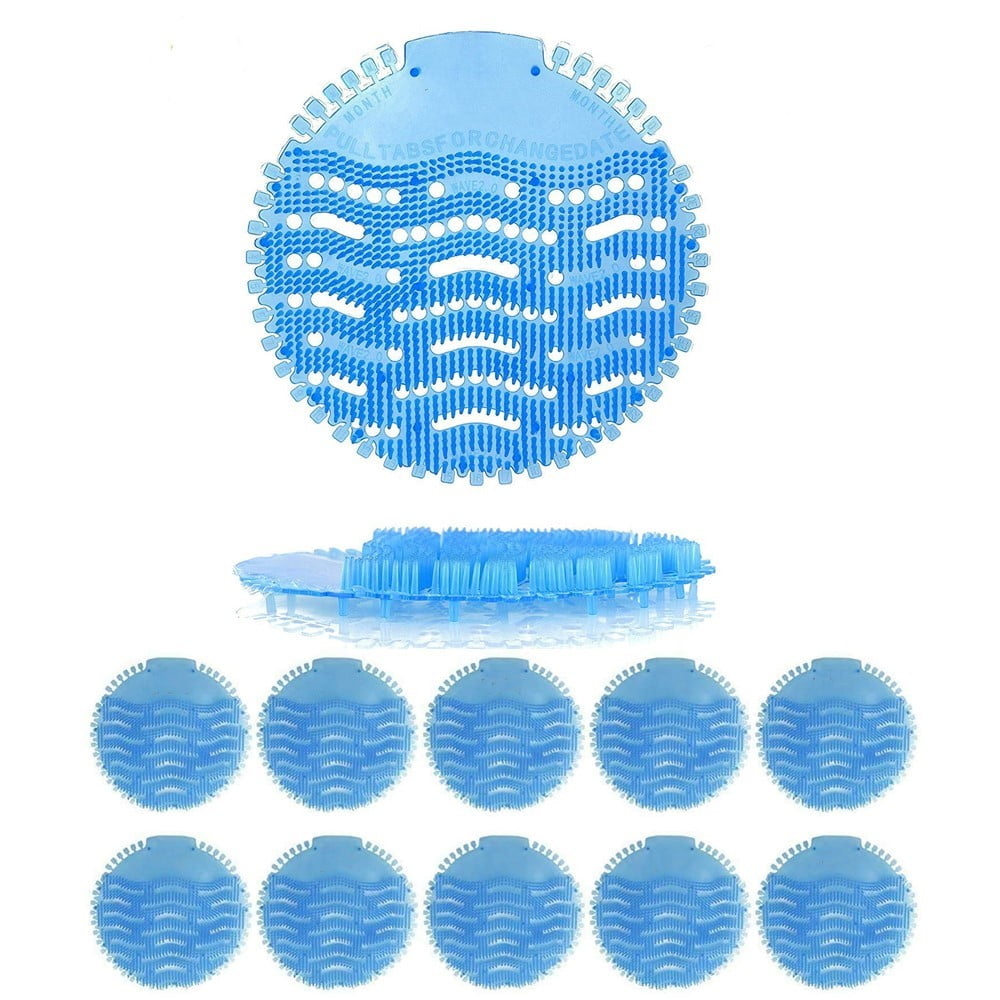 10 Pack Toilet Urinal Screen Deodorizer Tablets, Splash-Proof, Odor ...