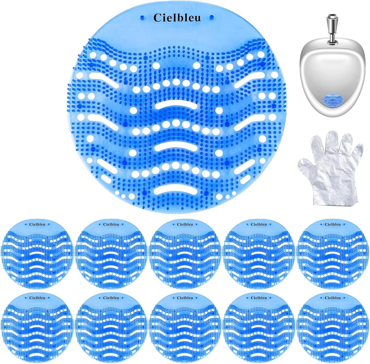 10 Packs Urinal Screens Deodorizer, Urinal Cake Anti-Splash&Odor ...