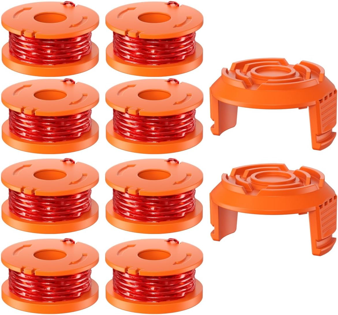 10 Packs WA0010 Weed Eater String Compatible with Worx, 0.065 inch 10ft ...