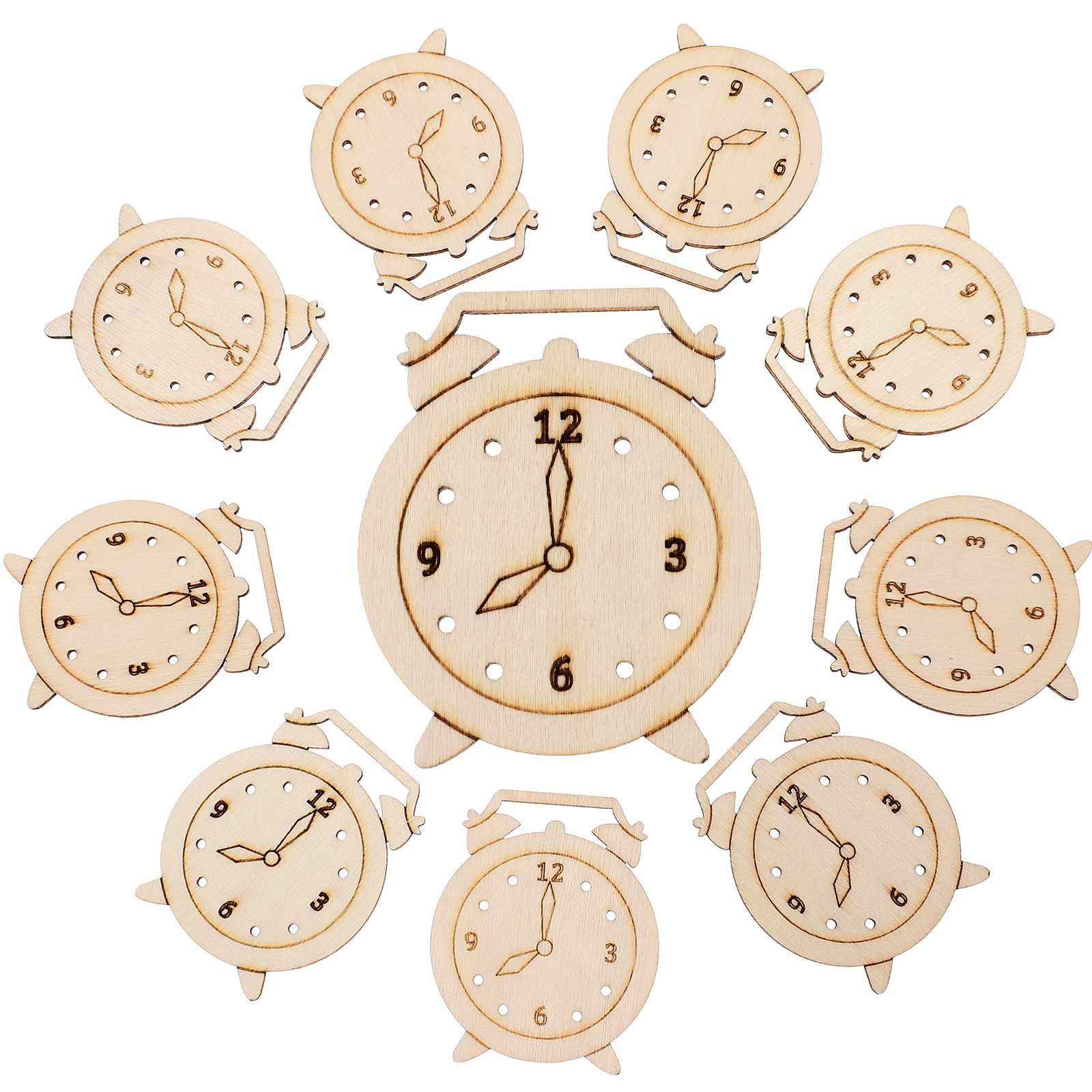 10 Packs Wood Cutouts Light House Decorations for Home Homedecor ...