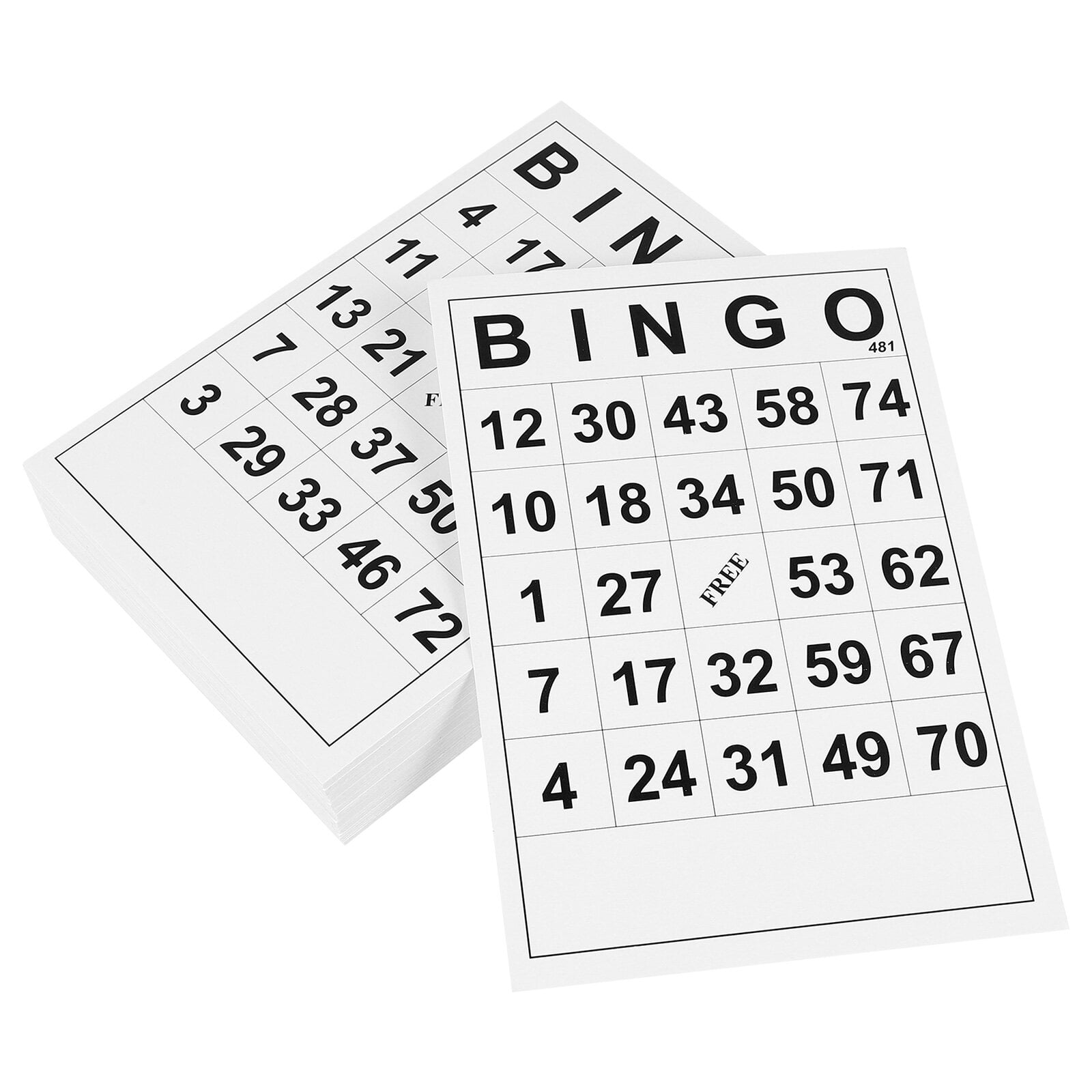 10 Packs of 180 Sheets Bingo Game Cards Funny Bingo Game Gards Paper ...