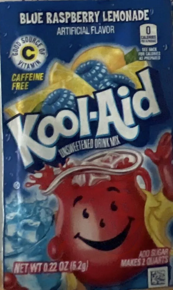 10 Packs of Kool Aid BLUE RASPBERRY LEMONADE Drink Mix Packet NEW ...