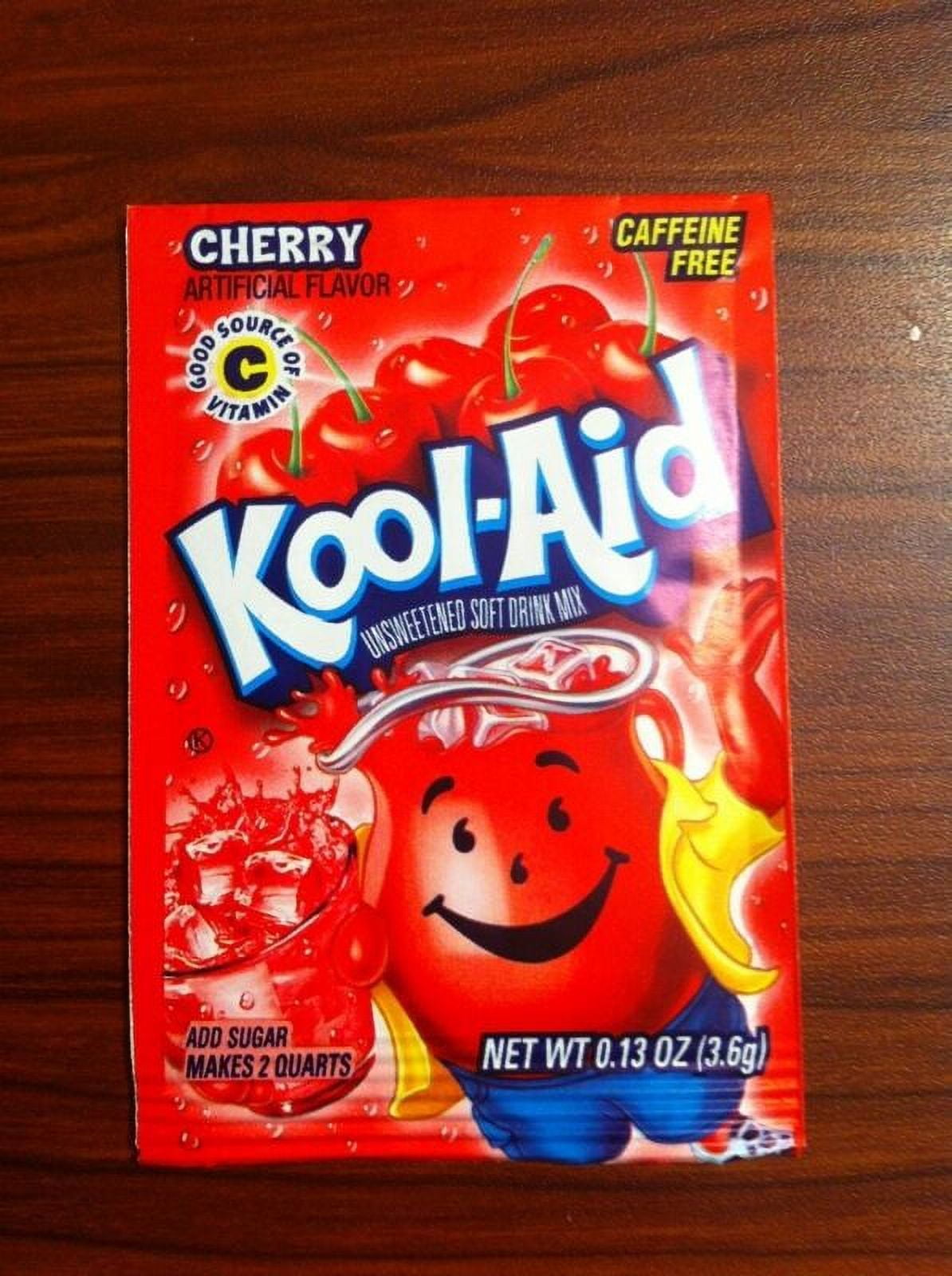 10 Packs of Kool Aid CHERRY Flavor Drink Mix Packet Gluten - Walmart.com
