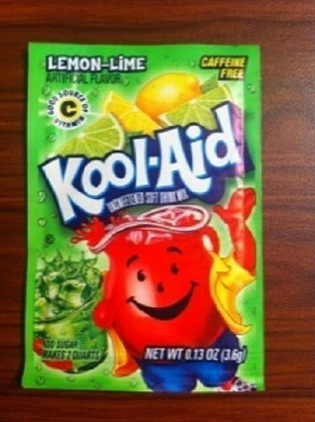 10 Packs of Kool Aid LEMON LIME Flavor Drink Mix Packet NEW Gluten ...