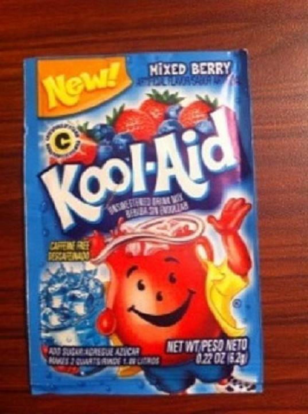 10 Packs of Kool Aid MIXED BERRY Flavor Drink Mix Packet NEW Gluten ...