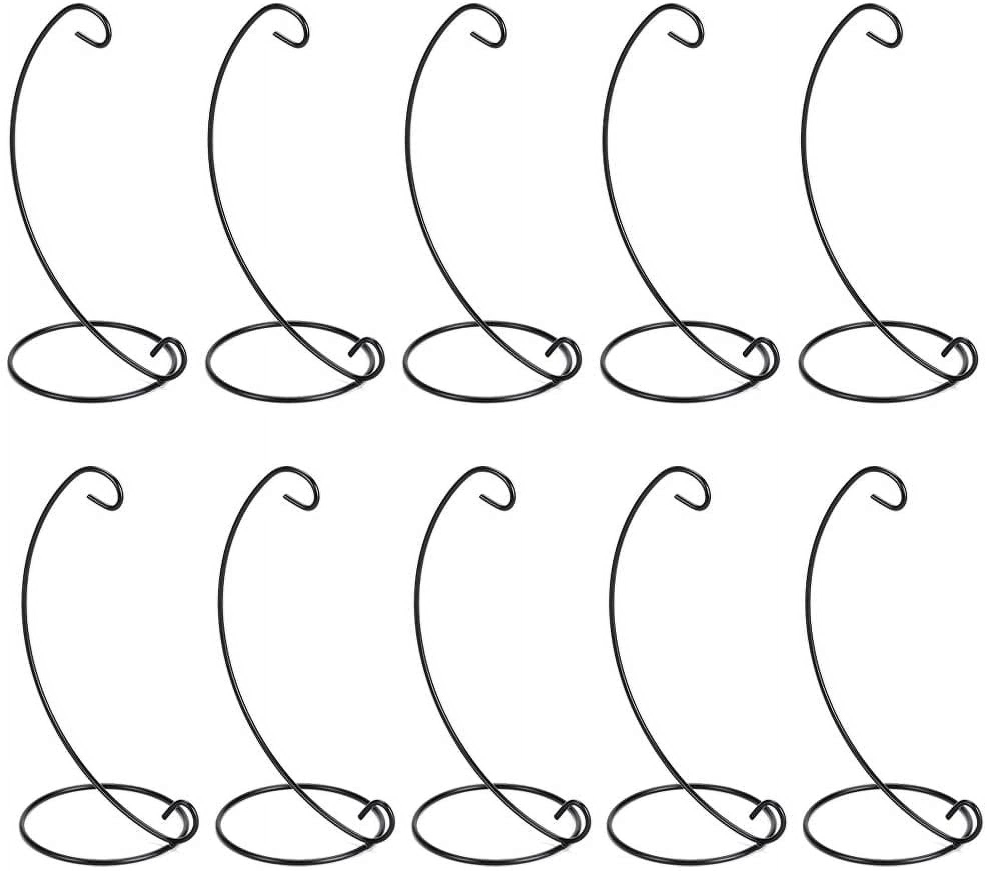 10 Packs of Ornament Display Stand Holder Iron Hanging Rack for Hanging ...