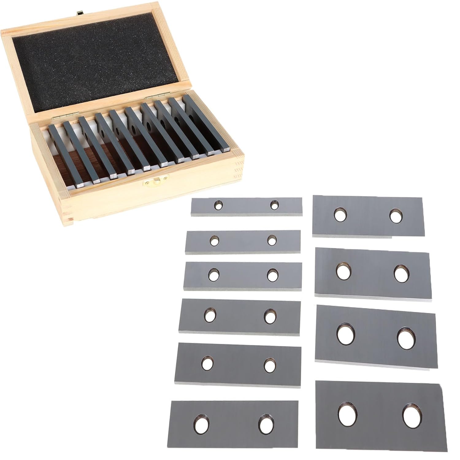10 Pair 1 8 X 4 Precision Parallel Set 0 001 Hardened Steel In Case