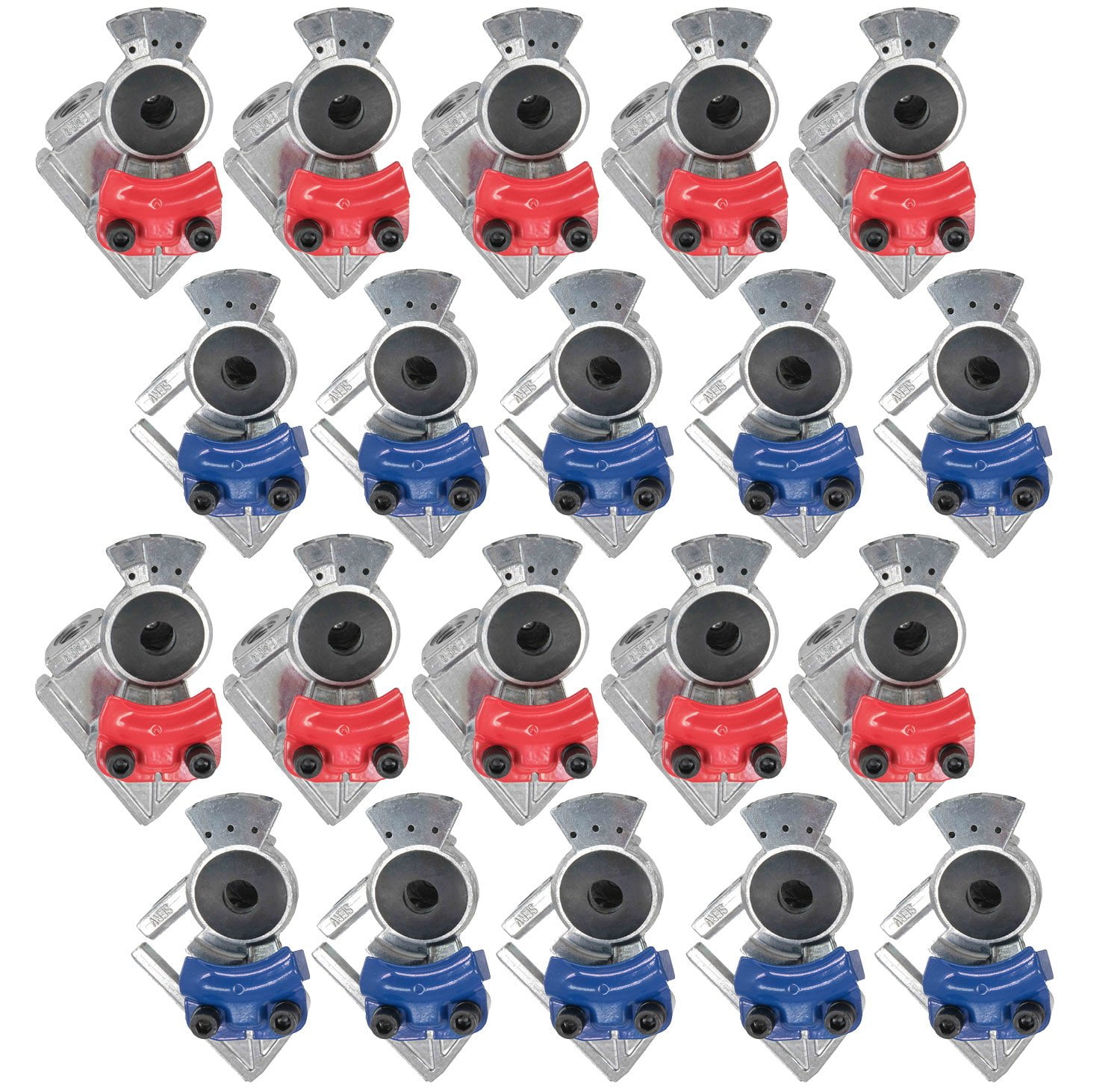 (10 Pair) 37 Degree Angle Glad Hand for Semi Trucks Trailers - (10 Red ...