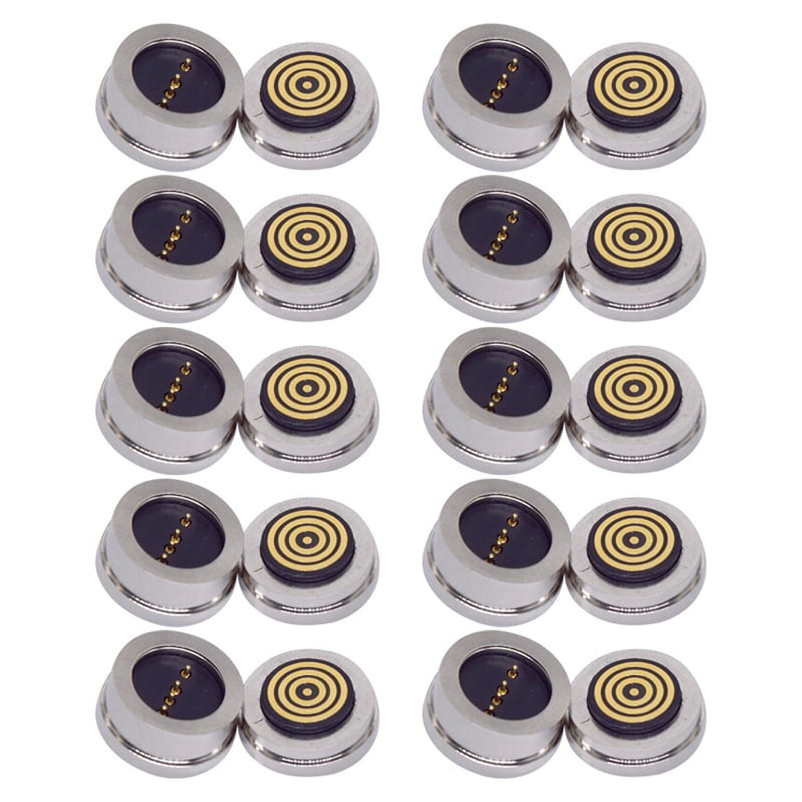 10 Pair 4PIN Round 360 ° Blind Suction Waterproof Magnetic Pogo Pin ...