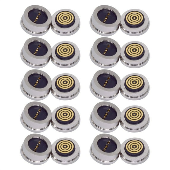10 Pair 4PIN Round 360 ° Blind Suction Waterproof Magnetic Pogo Pin ...