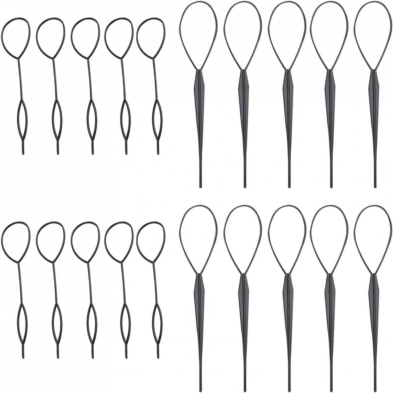 10 Pair Accessory Ponytail Styling Maker Clip French Braid Tool Magic ...