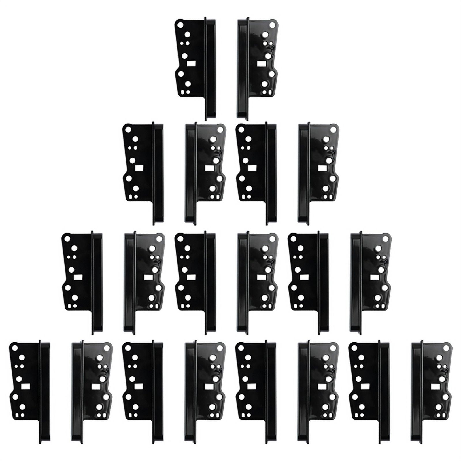 10 Pair Car Radio Brackets Double Din Stereo Panel Fascia DVD Dash ...