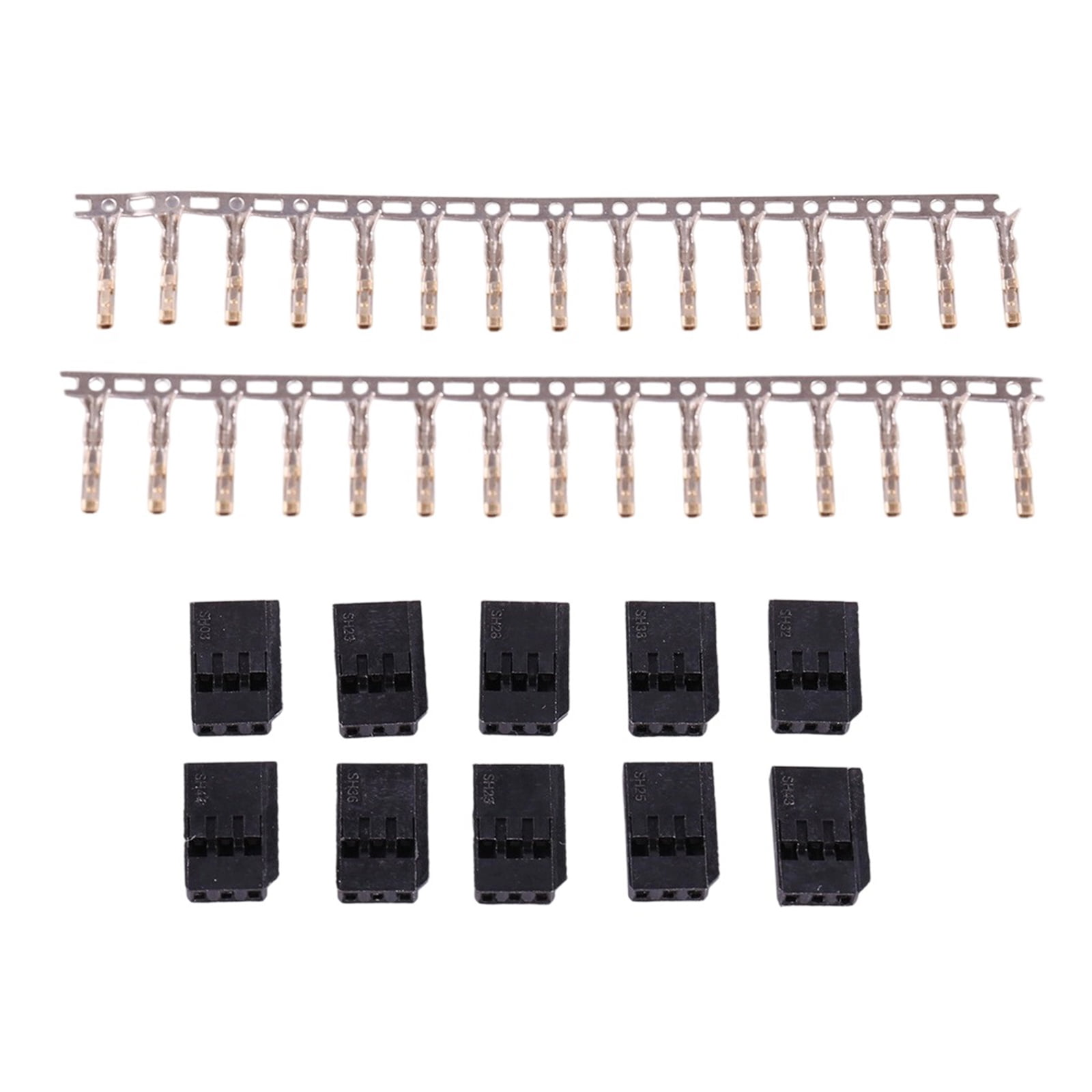 10 Pair Heat Resistant Servo Connector Servo Plug Female/Male Extension ...