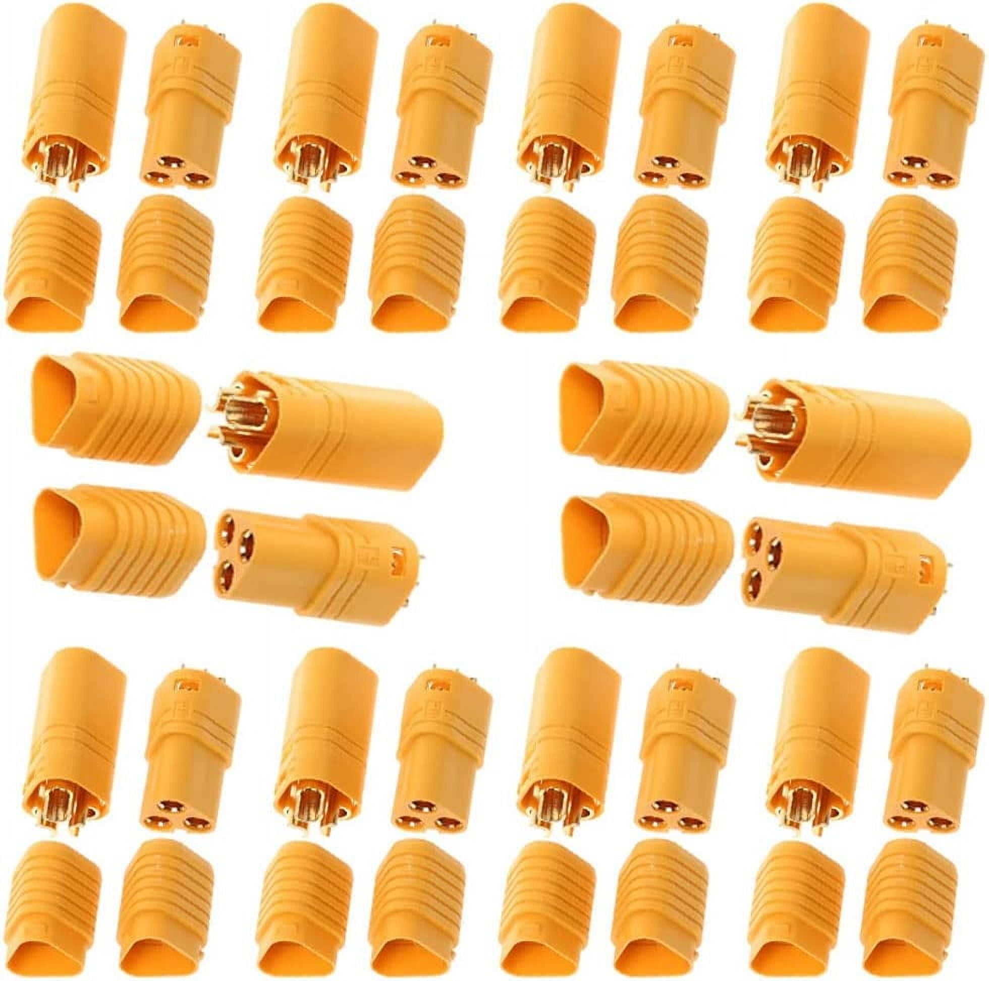10 Pair MT60 3.5mm 3 Pole Bullet Connector Plug Set for RC ESC to Motor ...