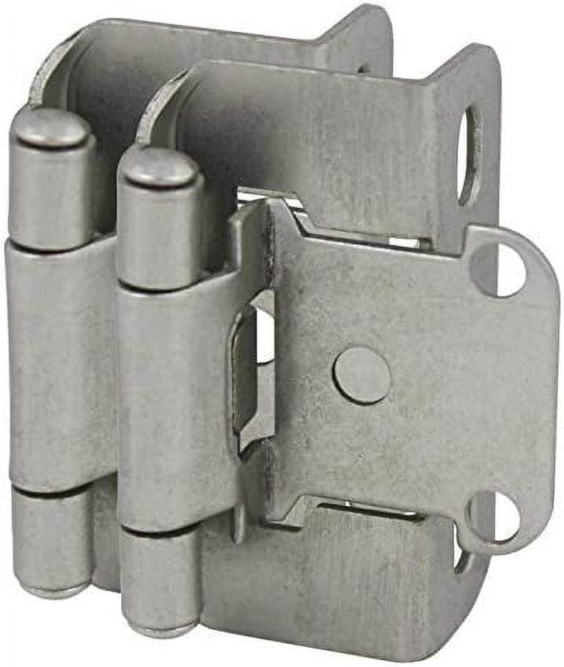 10 Pair Pack - 27550-SN Satin Nickel Self Closing Partial Wrap Cabinet ...