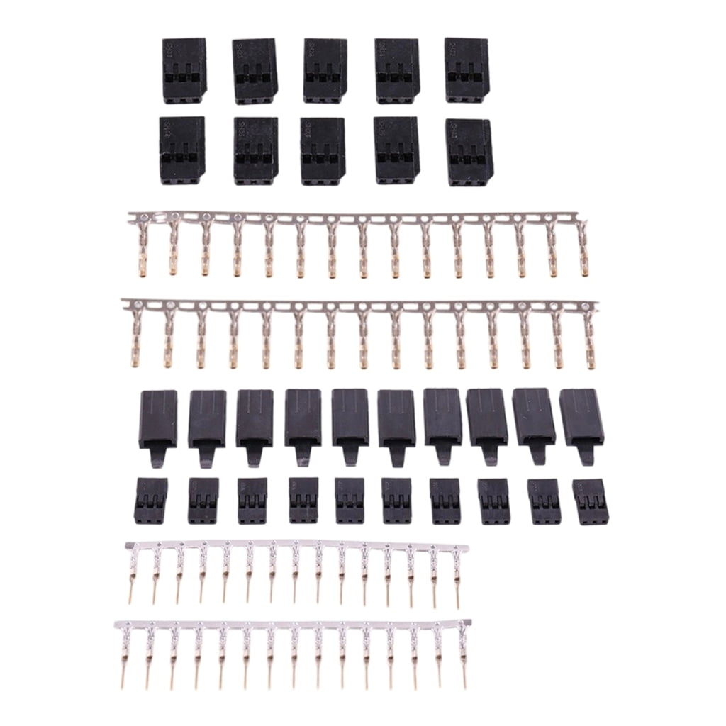 10 Pair Servo Receiver Connector Plug for Futaba Quadcopter Battery ...