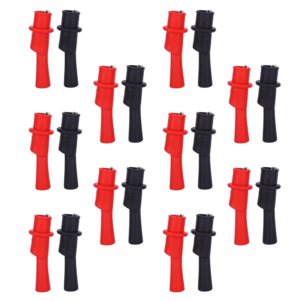 10 Pair Test Clip Low Frequency Stainless Steel Tip Electronics Tester ...