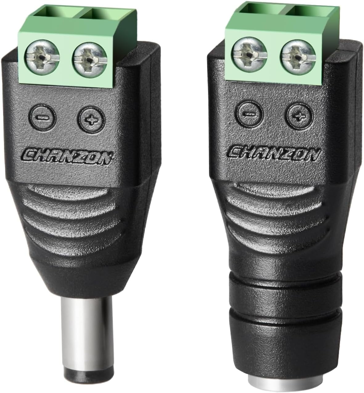 10 Pairs 12V DC Power Jack Connector 5.5mm x 2.1mm Male and Female 24V ...